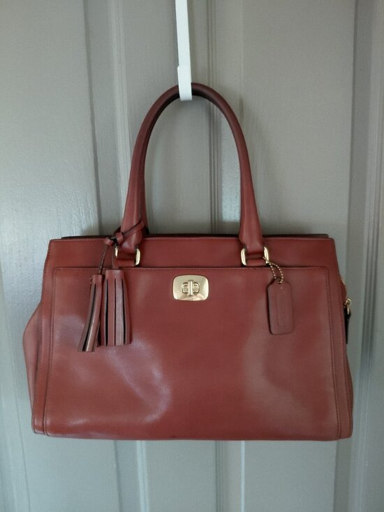 Coach | Bags | Coach Madison Pinnacle Carrie Leather Satchel | Poshmark